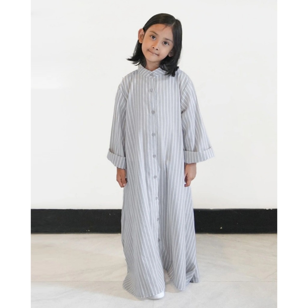 Jual MISTYVORI | Gania Dress Kids Bahan katun salur Raya Series ...