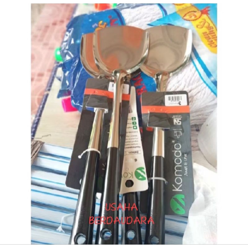 Jual SPATULA BESI STAINLESS MEREK KOMODO/ KODEK BESI TEBAL/ SODET BESI ...