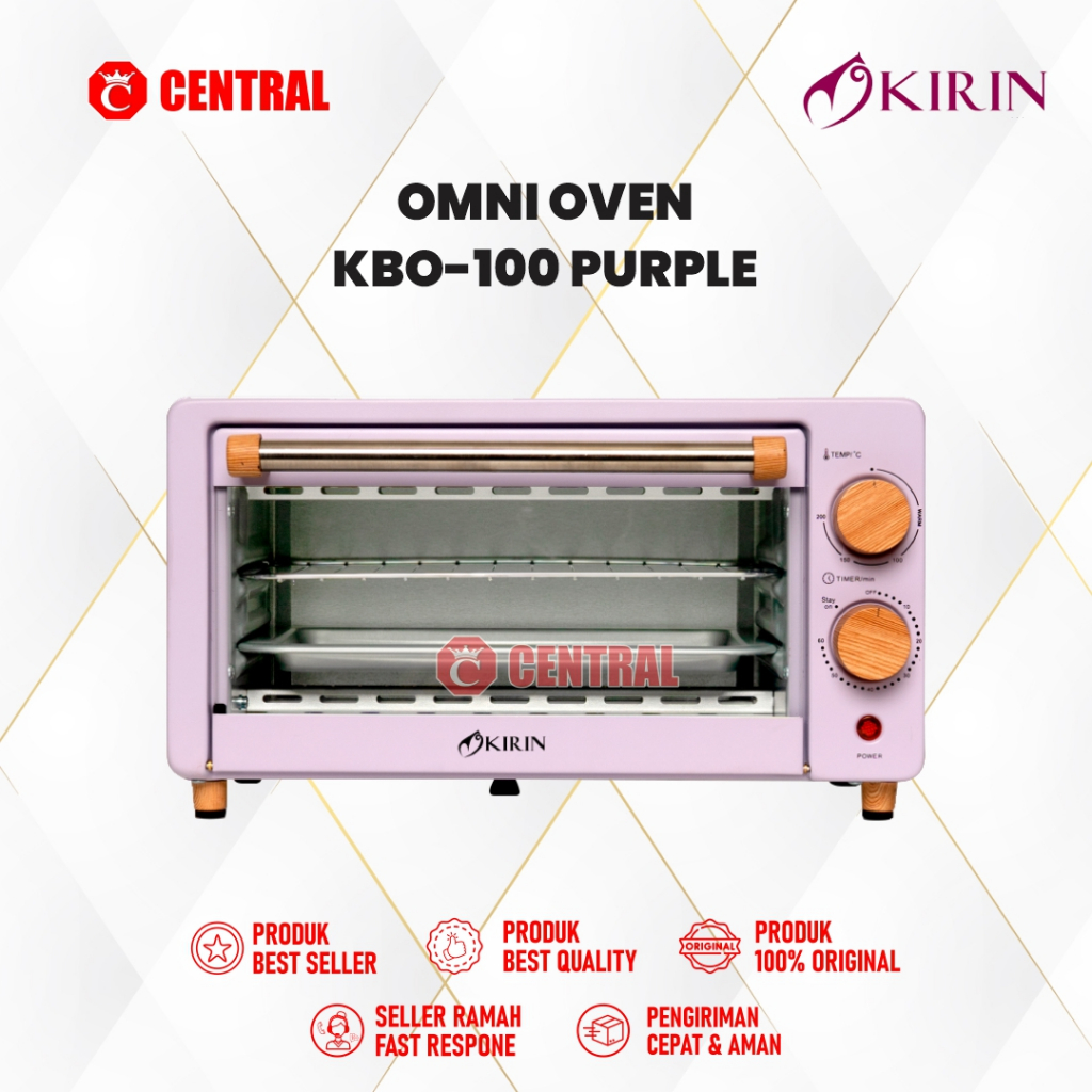 Jual OVEN KIRIN KBO-100 PURPLE - OVEN LISTRIK LOW WATT | Shopee Indonesia