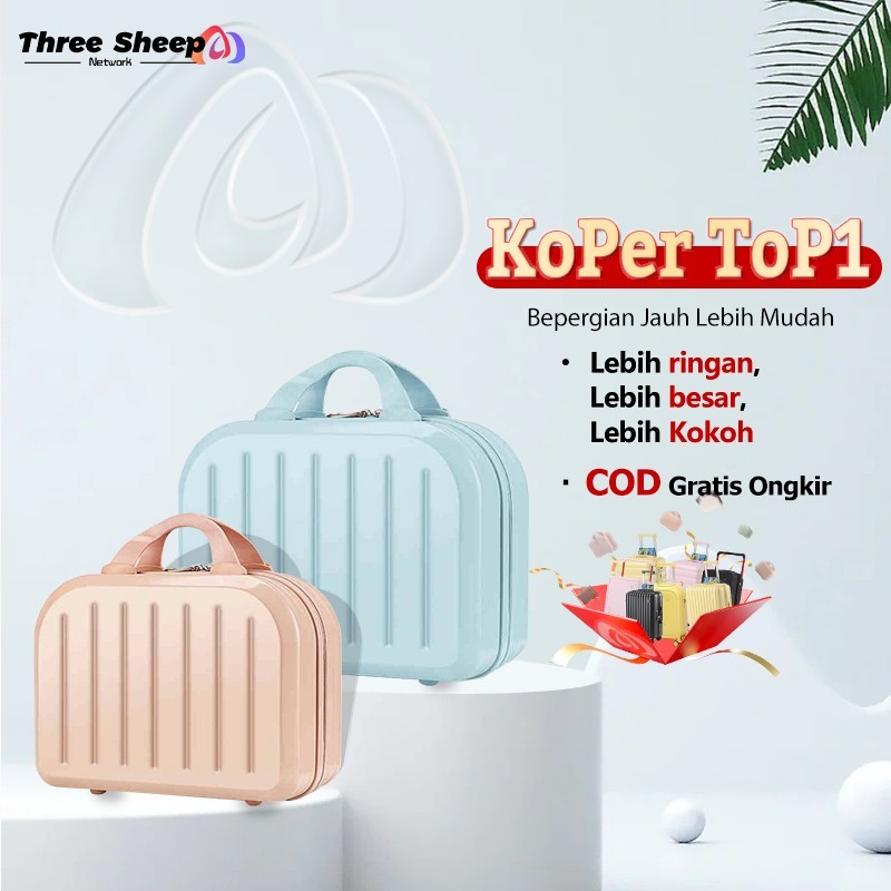 Jual THREE SHEEP NETWORK Koper mini premium A202 18 inch beauty case ...