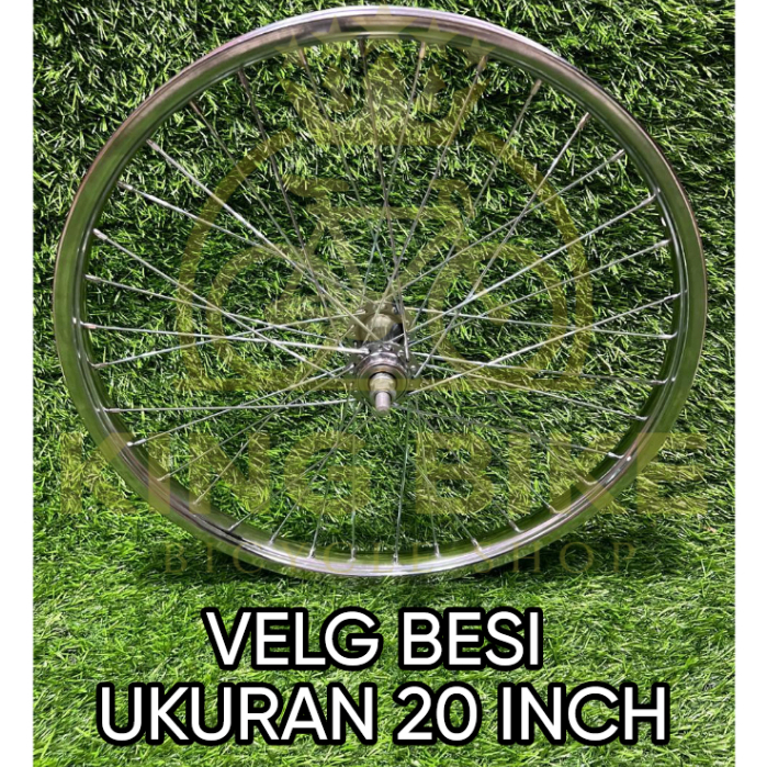 Jual VELG/RIM BESI SEPEDA UKURAN 20 INCH DEPAN/BELAKANG/SEPASANG SIAP ...
