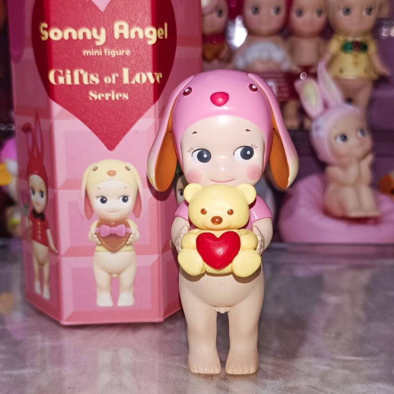 Jual Sonny Angel Figur 1:1 Gift Of Love GOL Lop Ear Cuddly Bear | Shopee Indonesia