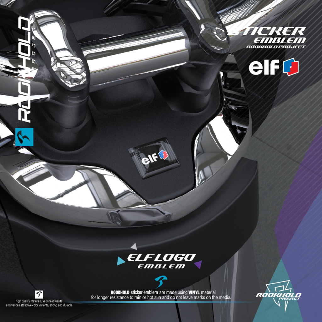 Jual Stiker Emblem Elf | Stiker Timbul Elf | Rookhold | Shopee Indonesia