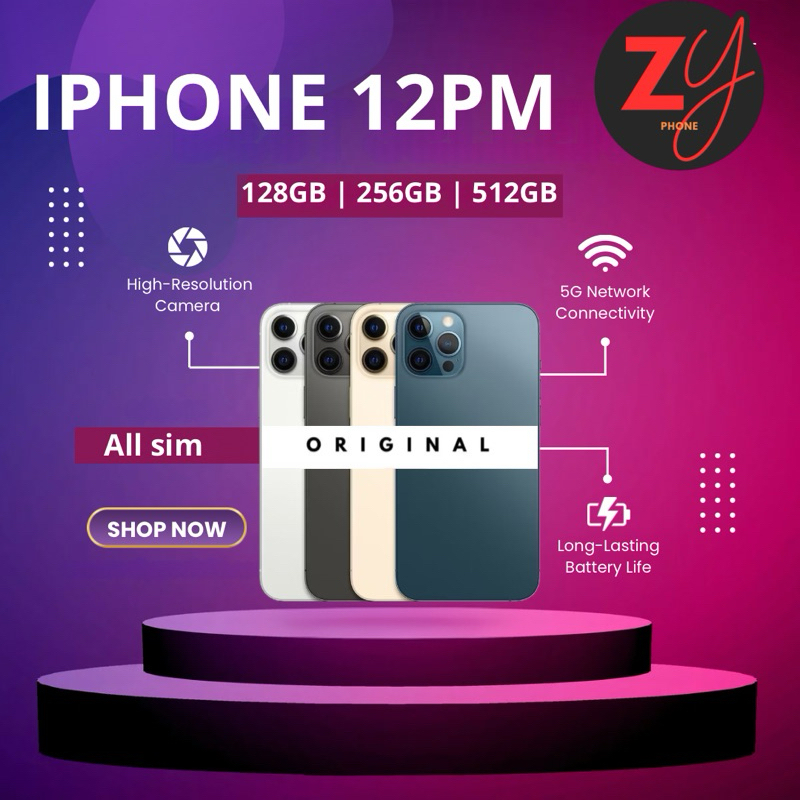 Jual SMARTPHONE 12 Pro Max 256GB 128GB SECOND ORIGINAL FULLSET MULUS | Shopee Indonesia