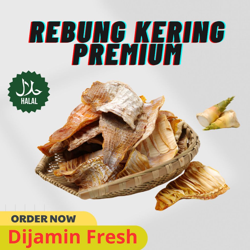 Jual Rebung Kering Premium / Rebung Fresh / 100 gr | Shopee Indonesia