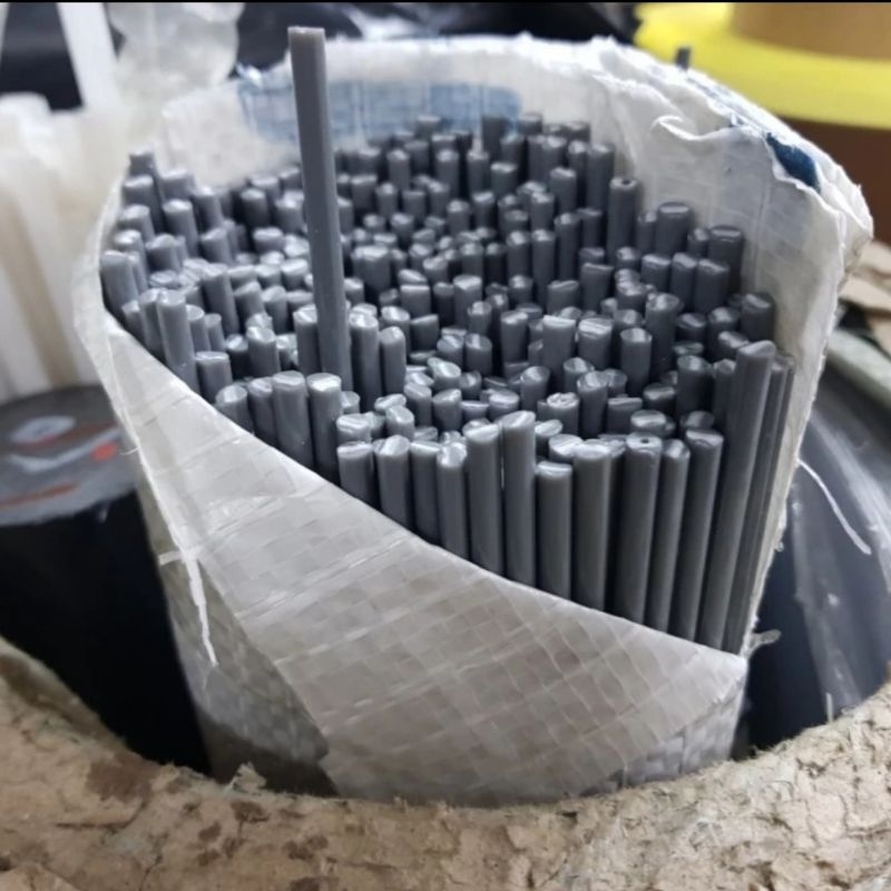 Jual Kawat Las Plastik PVC Single Abu Abu 1Kg / Kawat Las PVC Grey Per ...