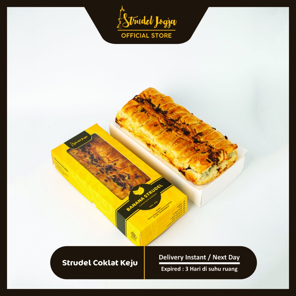 Jual Banana Strudel Coklat Keju - Strudel Jogja | Shopee Indonesia