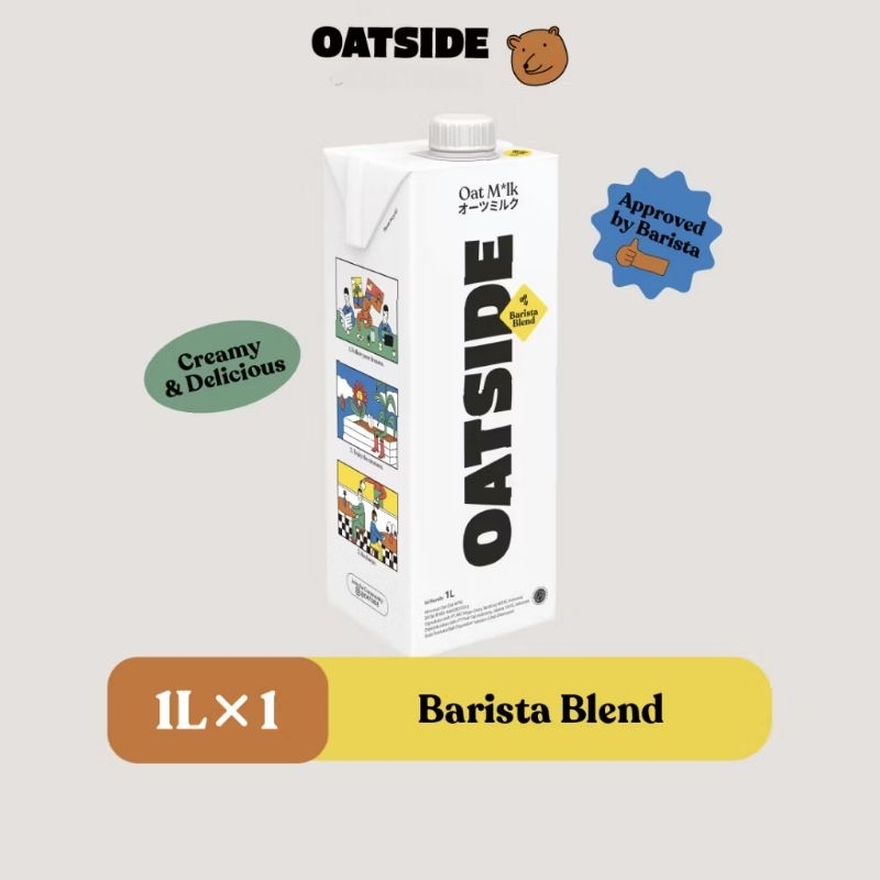 Jual OATSIDE Oat Milk Barista Blend 1 Liter | Shopee Indonesia