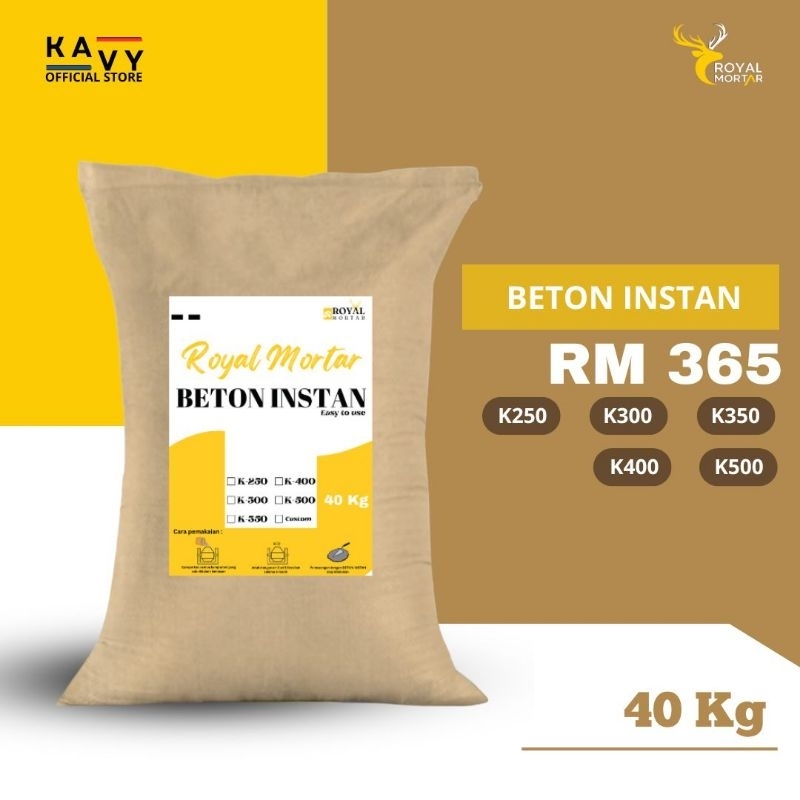 Jual Semen Instan | Beton Instan | K250-K500 Royal Mortar | Shopee Indonesia
