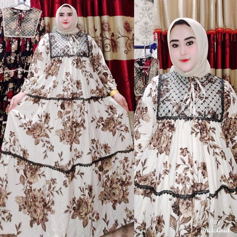 Jual GAMIS TERBARU LARISSA MODEL MAYUNG ADA 2 UKURAN JUMBO DAN STANDAR ...