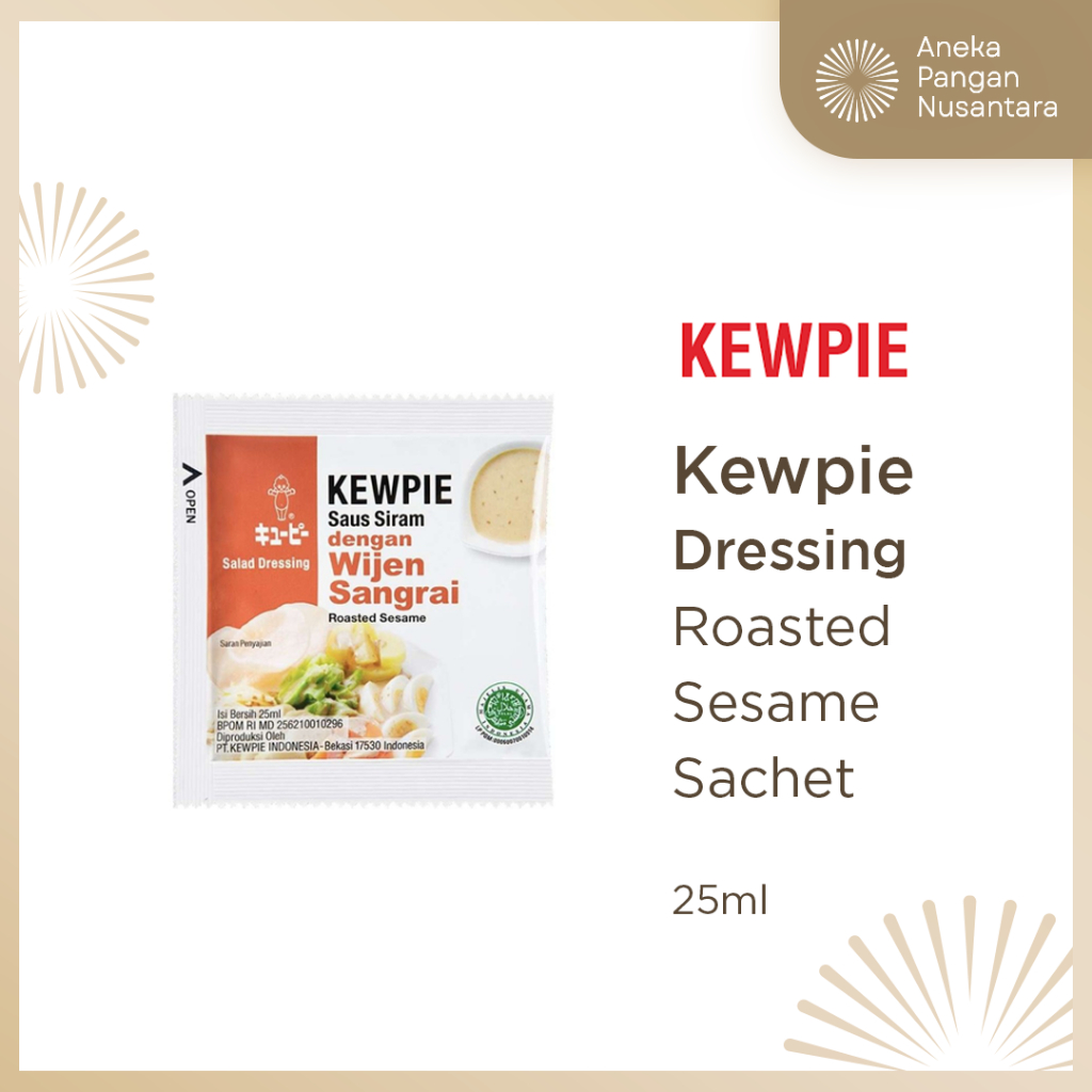 Jual Kewpie Salad Dressing Roasted Sesame sachet - 25 ml | Shopee Indonesia