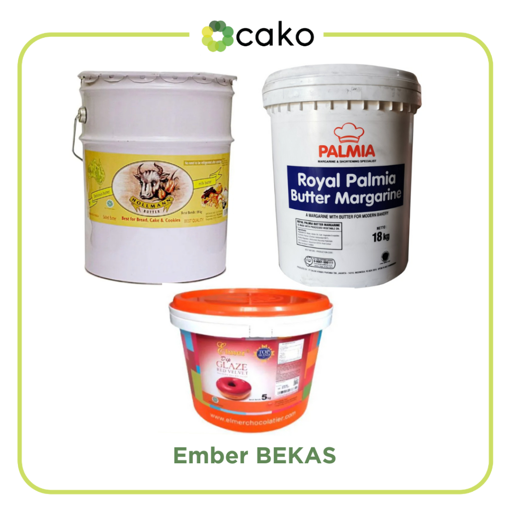 Jual EMBER BEKAS / Puratos Palmia Elmer Hollmand Morin Prosperich / Kemasan 1kg, 5kg, 18kg, 20kg ...