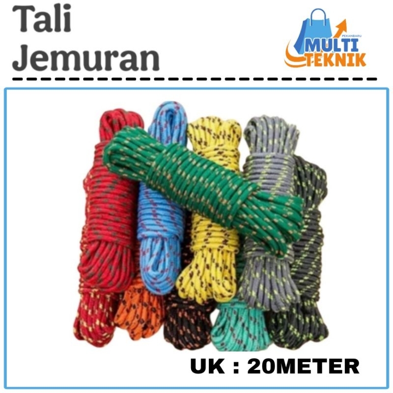 Jual Tali Jemuran Nylon Warna Tambang | Shopee Indonesia