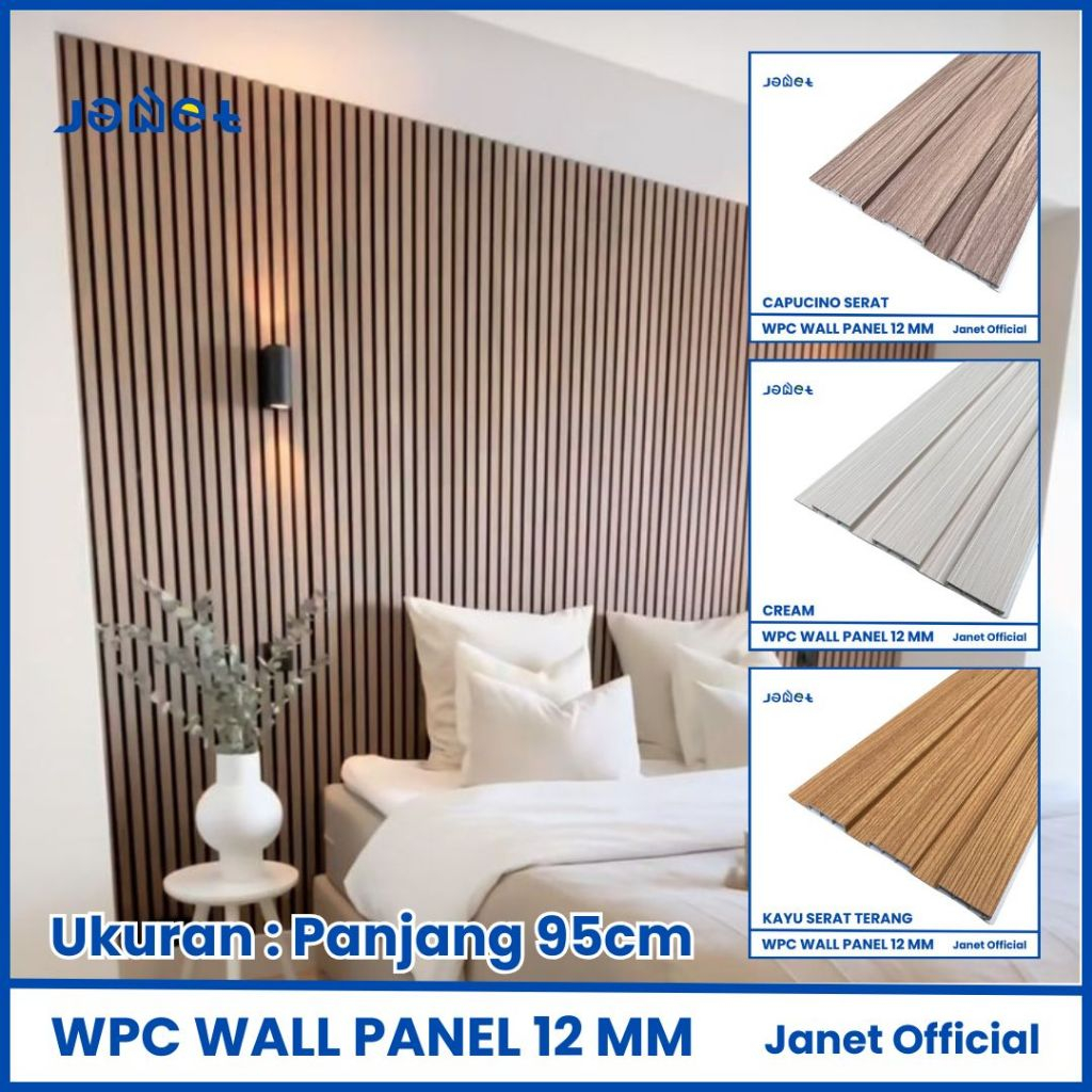 Jual WPC Wall Panel 95cm X 20cm X 1.2cm | pvc Wallpanel Wood Panel ...