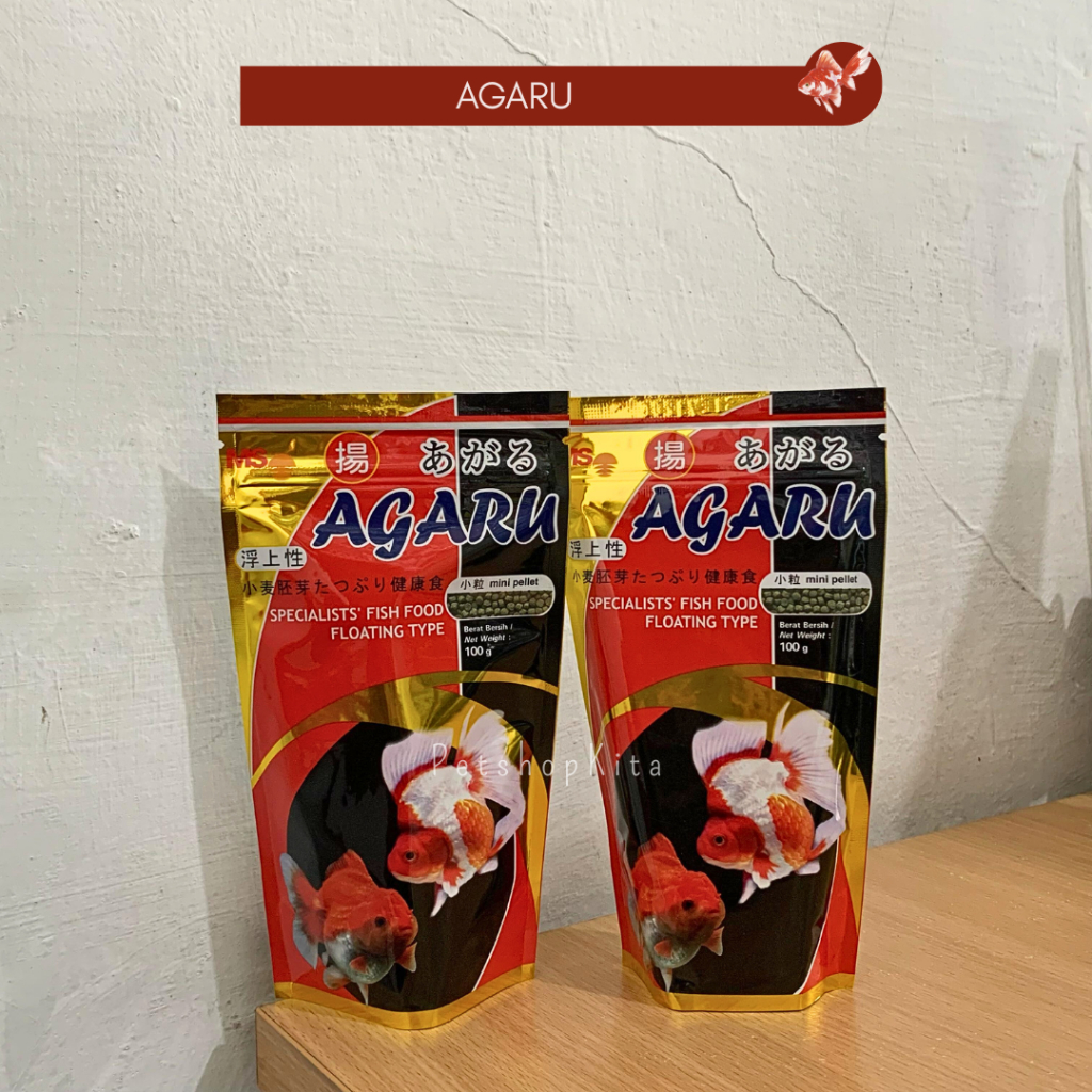 Jual Agaru Pelet Floating Terapung Makanan Ikan Hias Pelet Ikan Koi ...