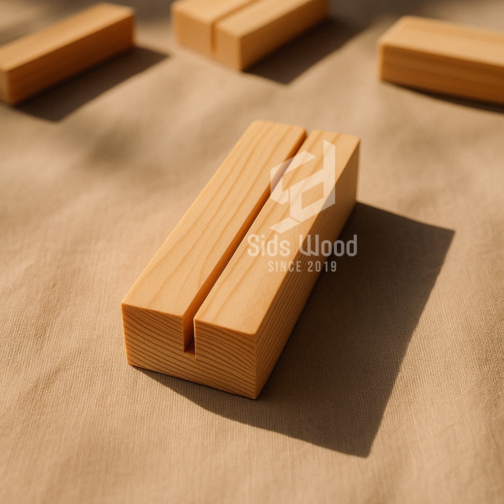 Jual Grosir Stand Akrilik Kayu 12cm Dudukan Akrilik Stand Kayu Jati ...