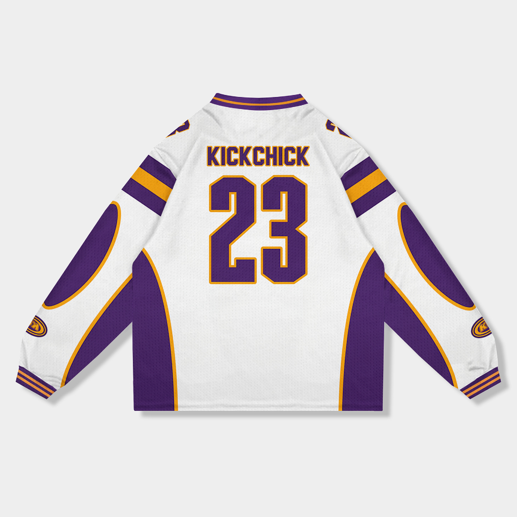 Jual Kickchick Jersey Vintage Lengan Panjang Pureplay 23 White Jersey ...