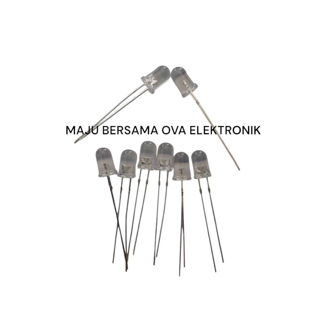 Jual New Led warna Putih 5mil isi10pcs | Shopee Indonesia