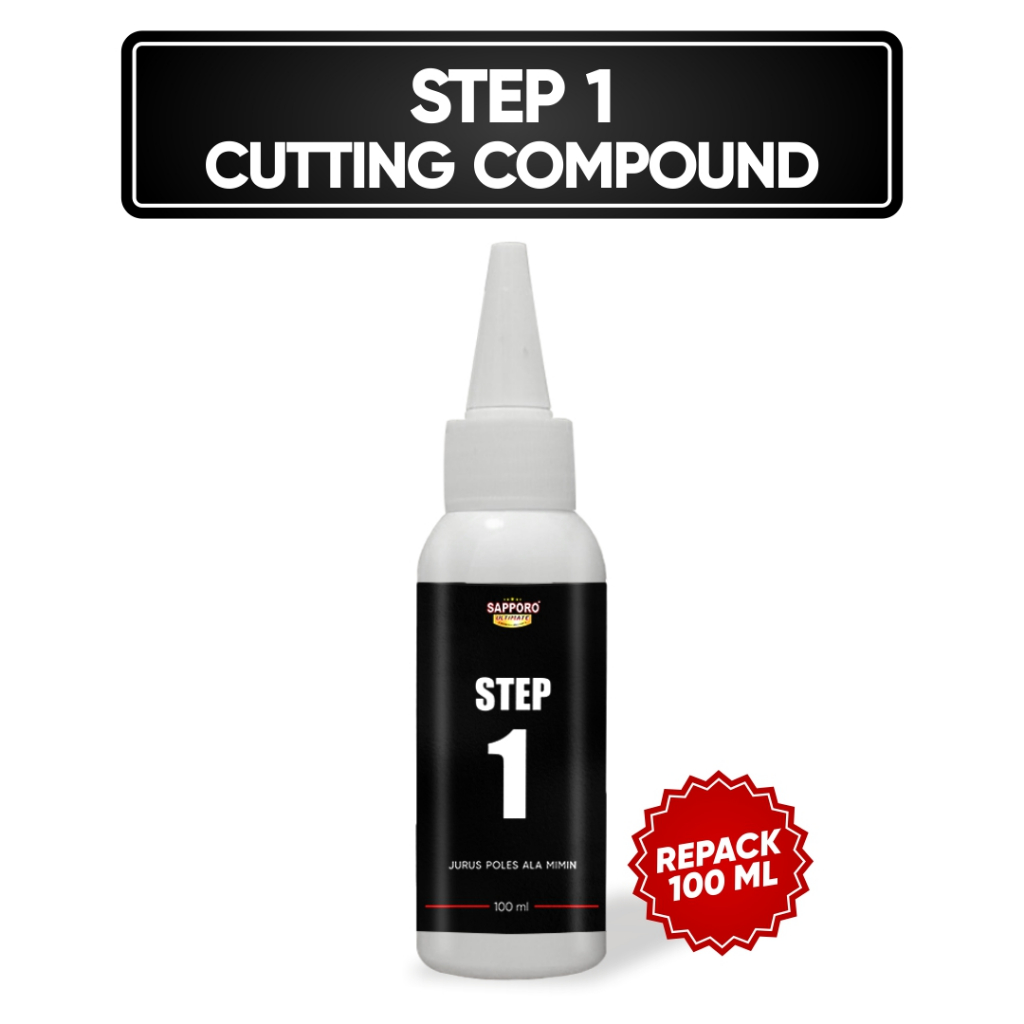 Jual Cutting Compound - Step 1 - Repack 100ML - Obat Poles | Shopee ...