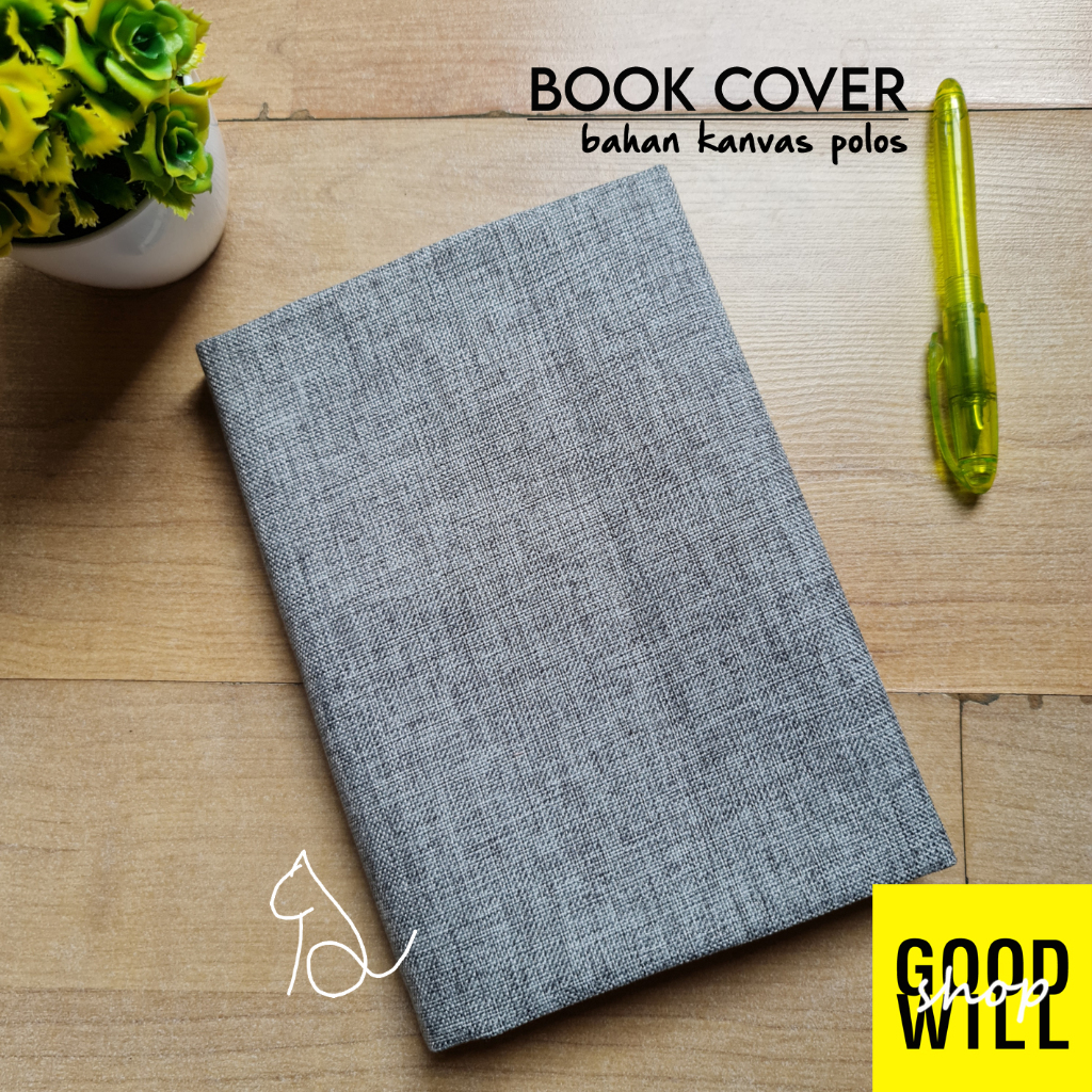 Jual Book Cover Sampul Buku Bacaan Novel Bahan Kain Polyester | Shopee ...