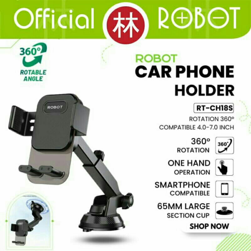 Jual Robot RT-CH18S Car Holder Mobil Transparant Design Rotasi 360 ...