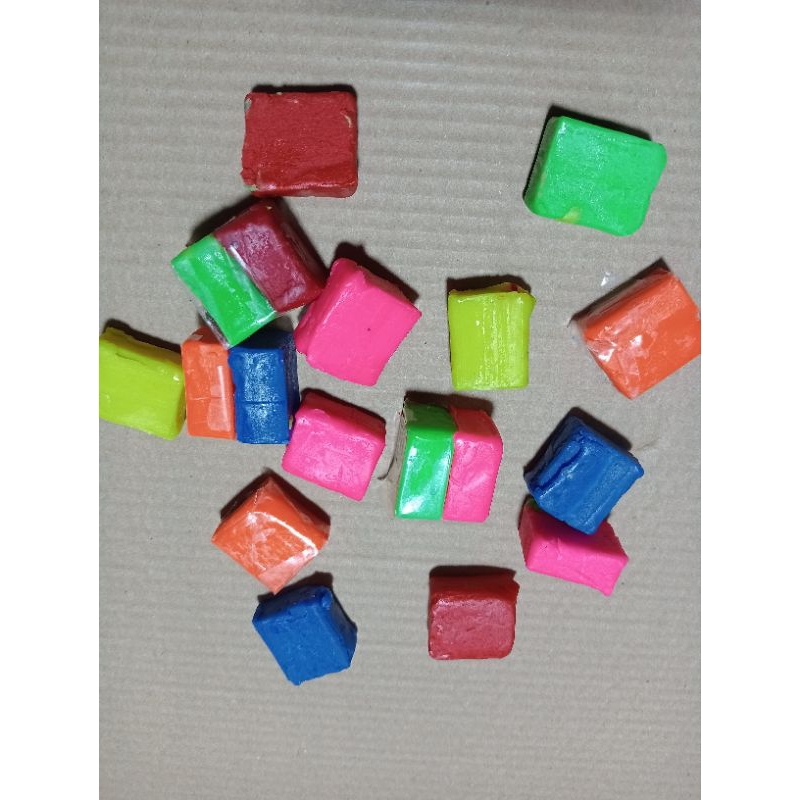 Jual satu pack mainan plastisin atau lilin cetak isi 72 balok kecil ...