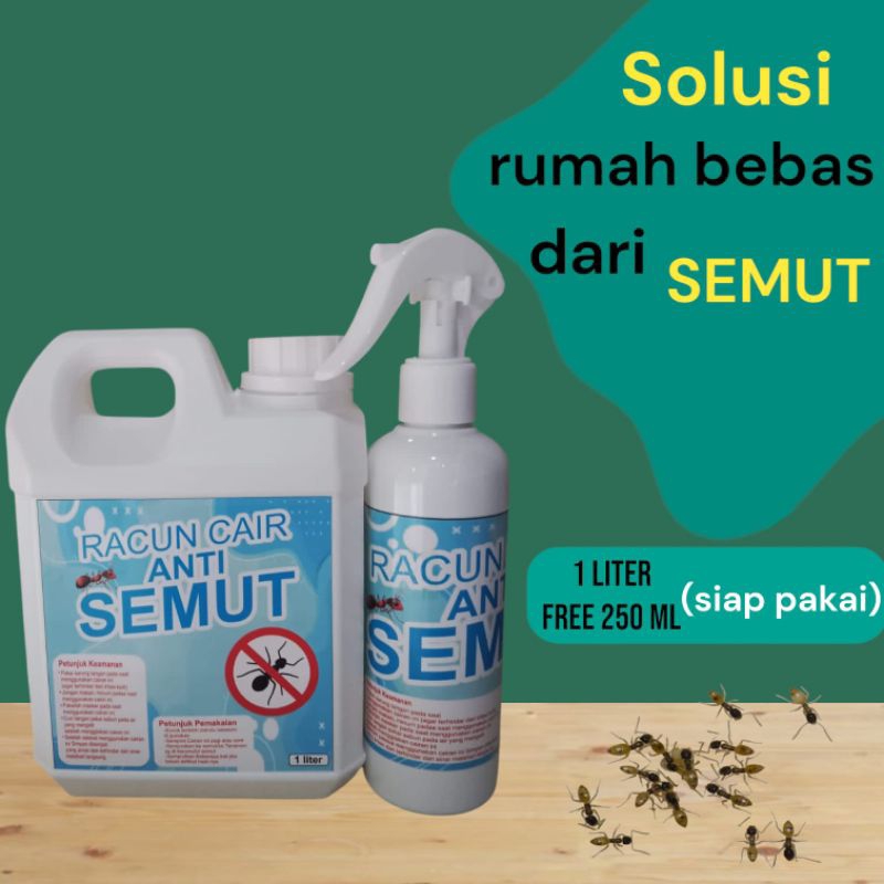 Jual OBAT CAIRAN PEMBASMI SEMUT SUPER AMPUH ISI 1LITER FREE 250ML SIAP ...