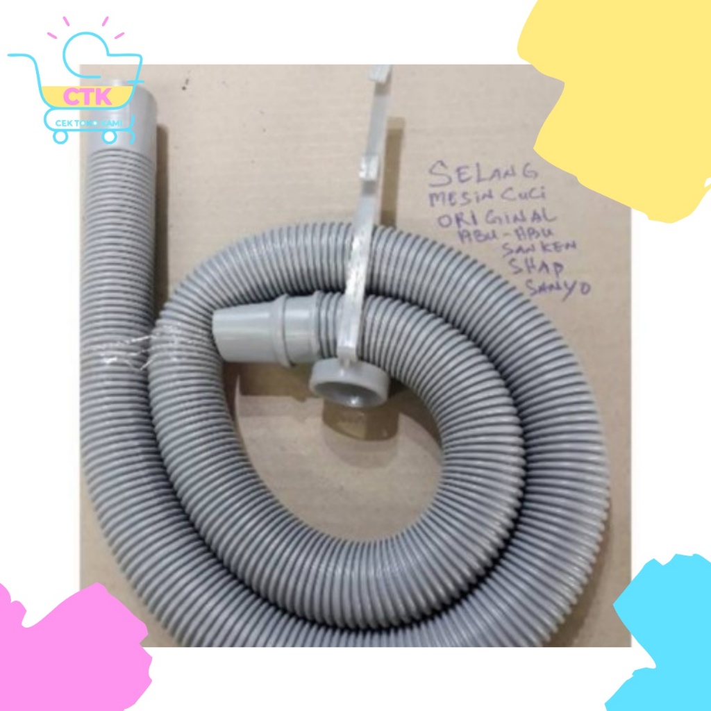Jual Selang Pembuangan Mesin Cuci Abu2 Universal 1.2m 1 Tabung / 2 ...