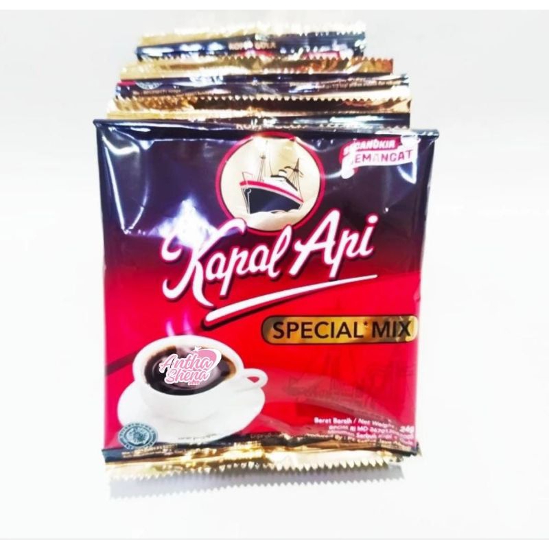 Jual Kapal Api Special Mix Kopi Gula 25gr isi 10 Sachet | Shopee Indonesia