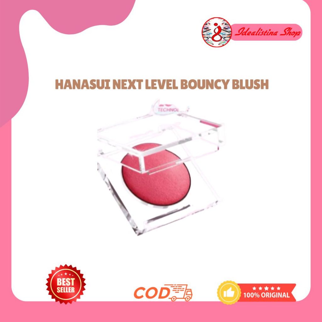Jual Hanasui Next Level Bouncy Blush - Super Bouncy Blush Long Lasting ...