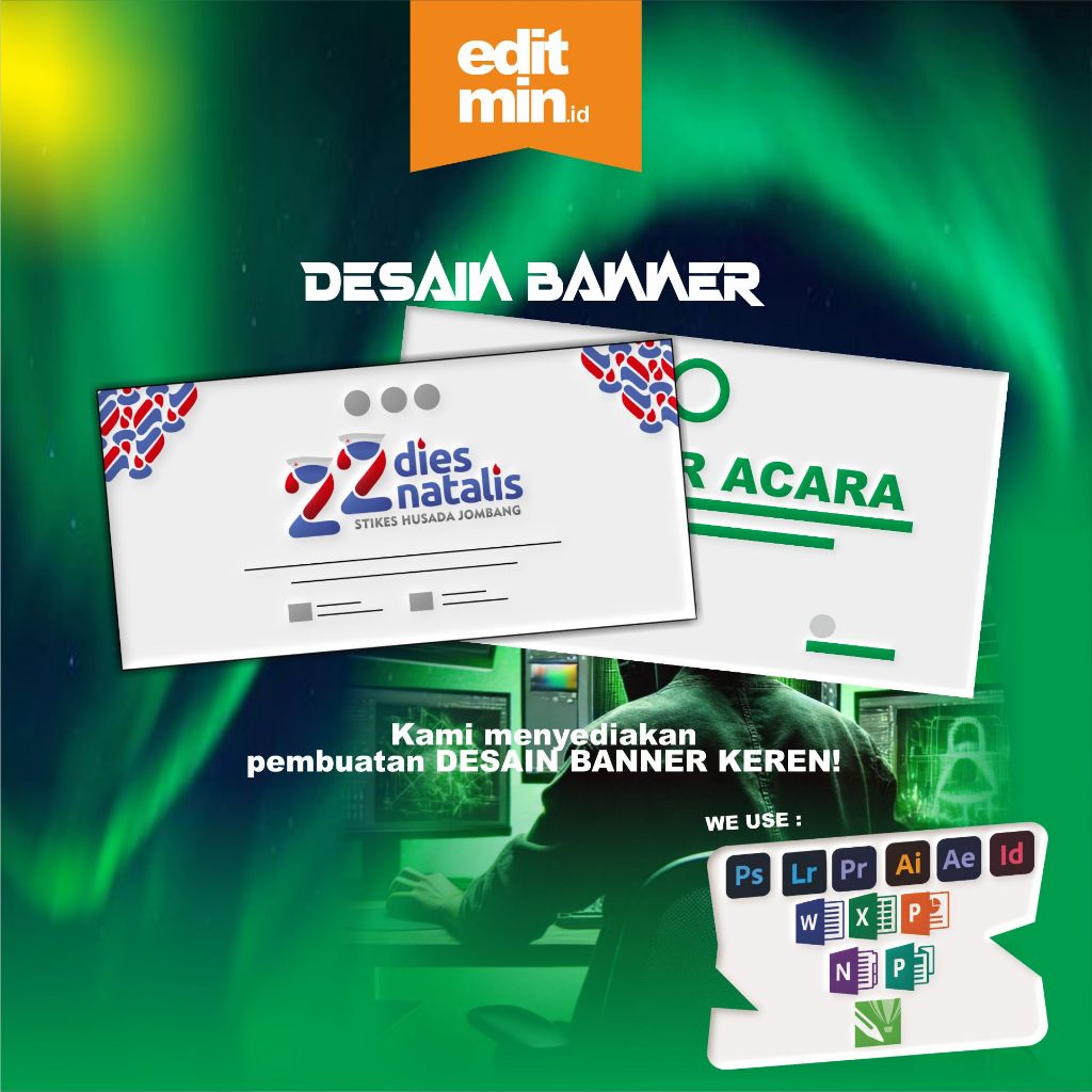 Jual Desain Banner (pembuatan desain banner acara) | Shopee Indonesia