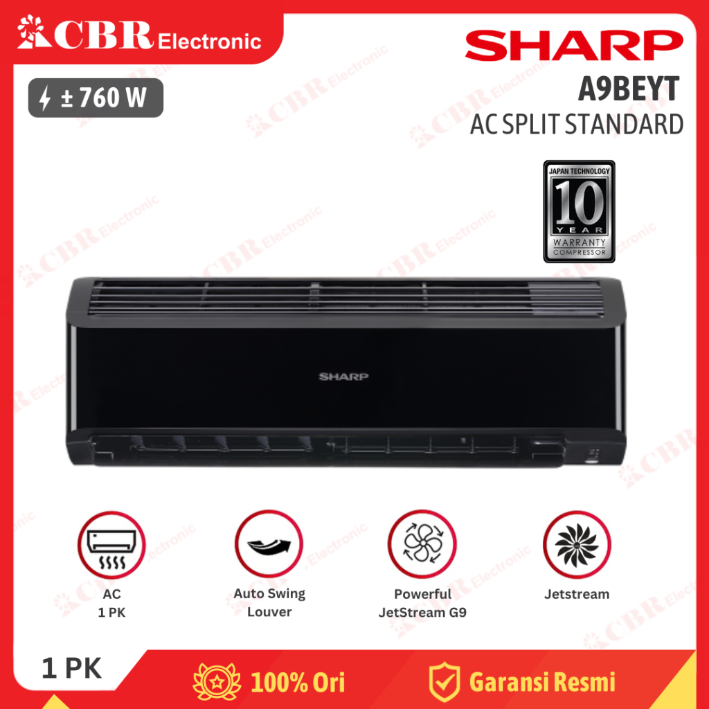 Jual AC Split SHARP STANDARD 1 PK A9BEYT – Garuda Black Series | Shopee Indonesia
