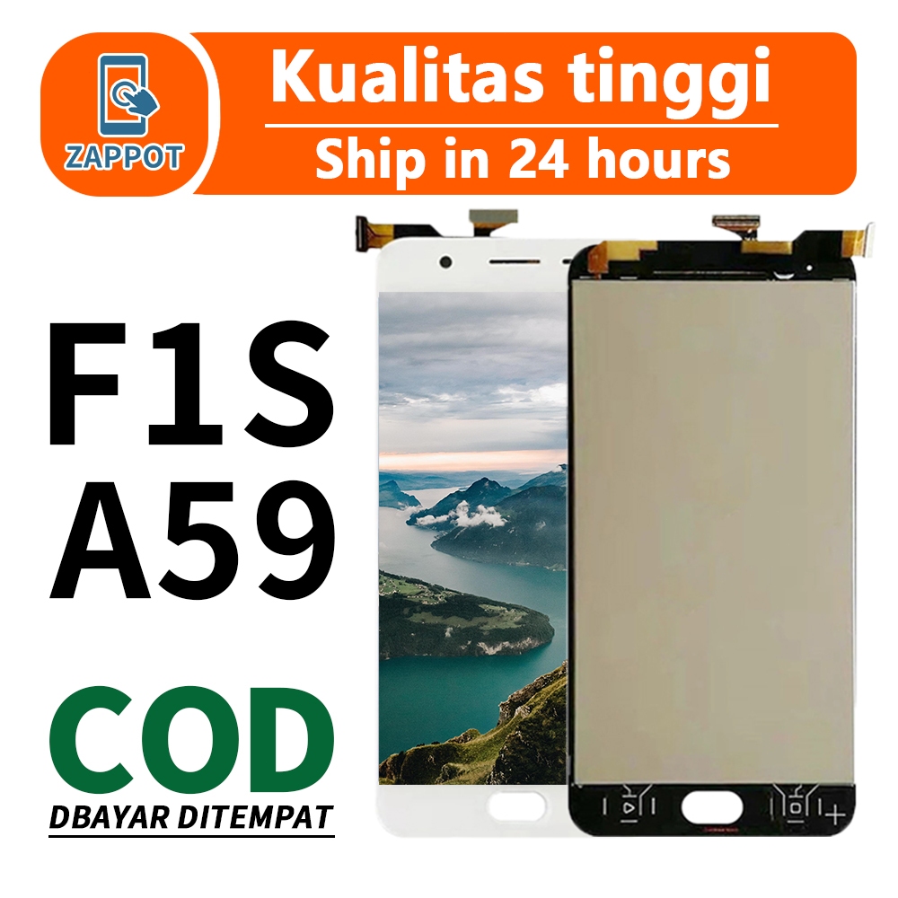 Jual LCD FOR OPPO F1S / A59 COMPLETE Fullset TOUCHSCREEN - PUTIH ...