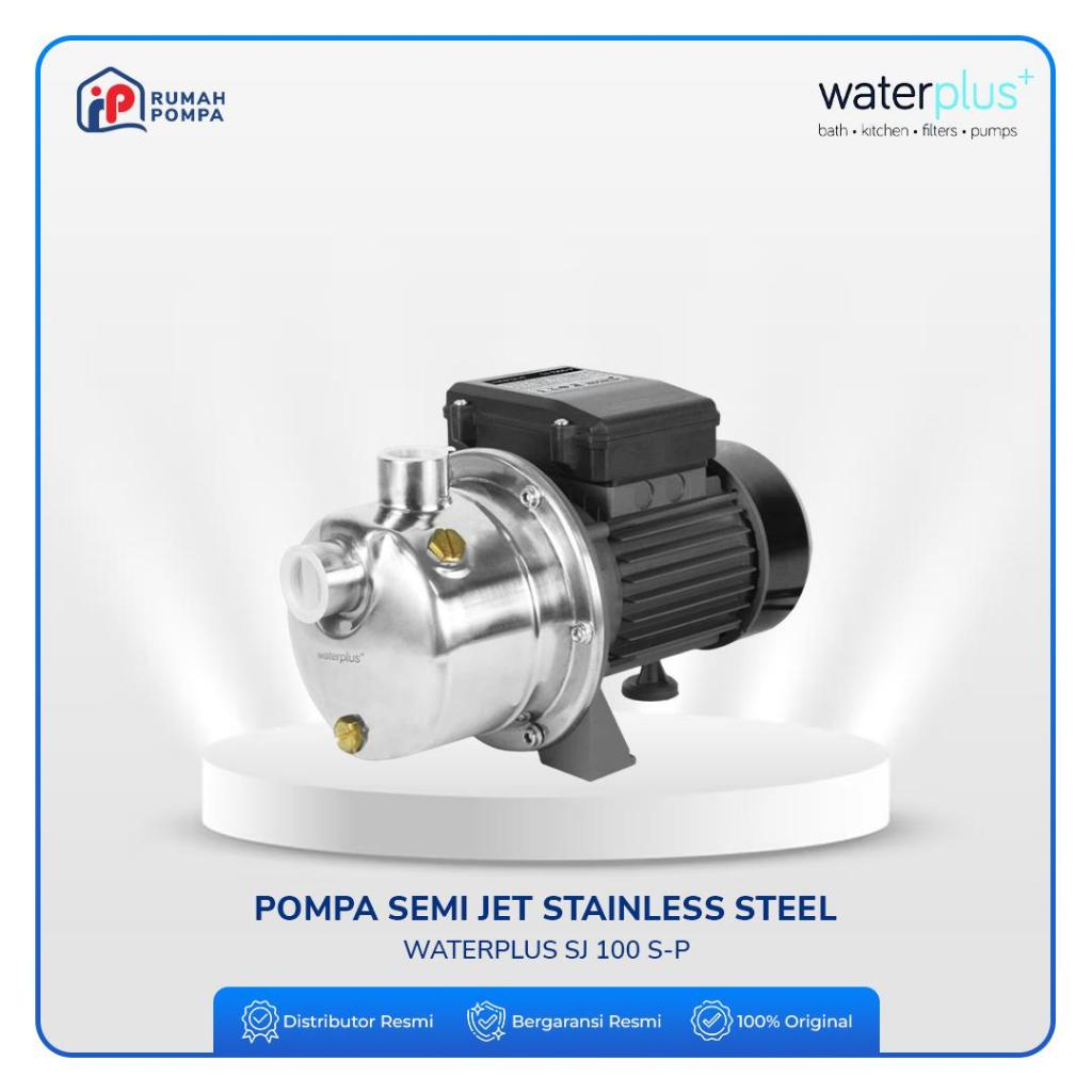 Jual Pompa Semi Jet Stainles Waterplus SJ 100 S | Shopee Indonesia