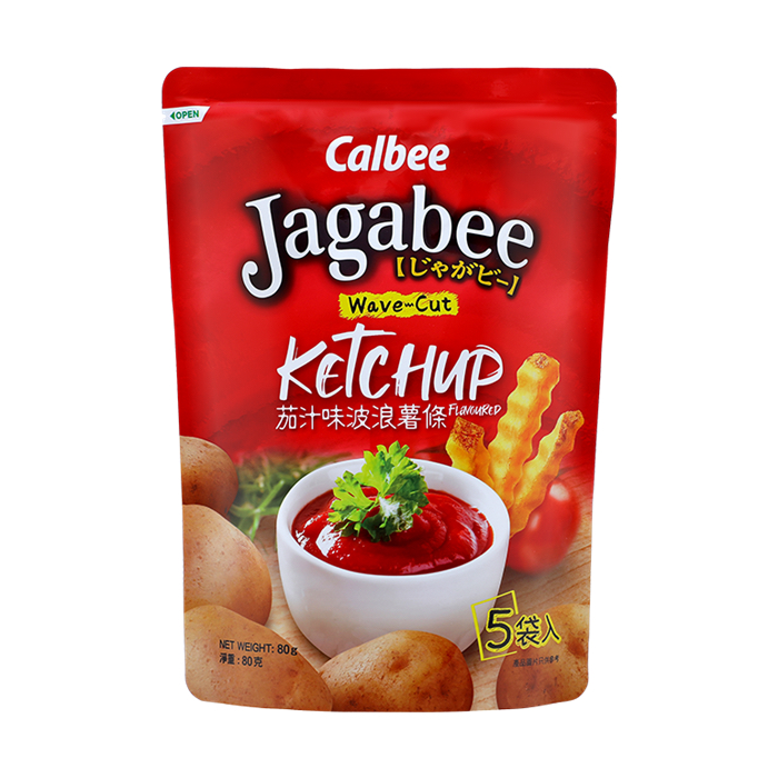 Jual Calbee Jagabee Potato Stick Wave Cut Pouch (Ketchup) | Shopee Indonesia