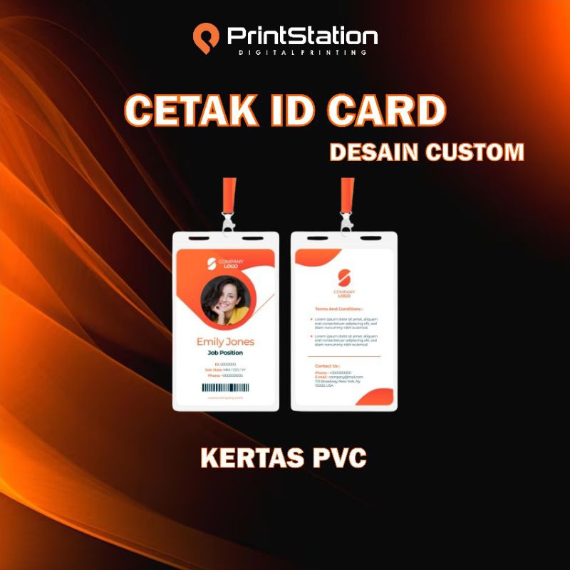 Jual CETAK ID CARDS BAHAN PVC SATUAN | Shopee Indonesia