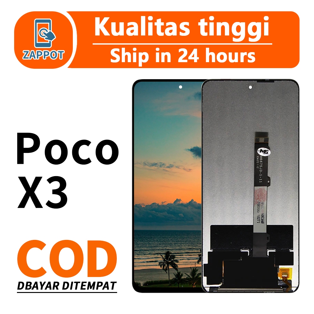 Jual LCD FOR XIAOMI POCO X3 NFC / X3 PRO / Mi10T LITE 5G / Note 9 PRO ...
