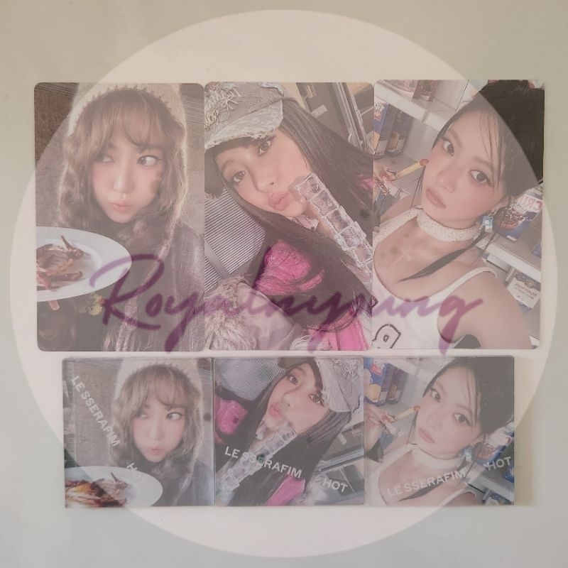 Jual Photocard PC POB Pre Order Benefit Weverse Album LSF Le Sserafim - HOT Sakura Yunjin ...