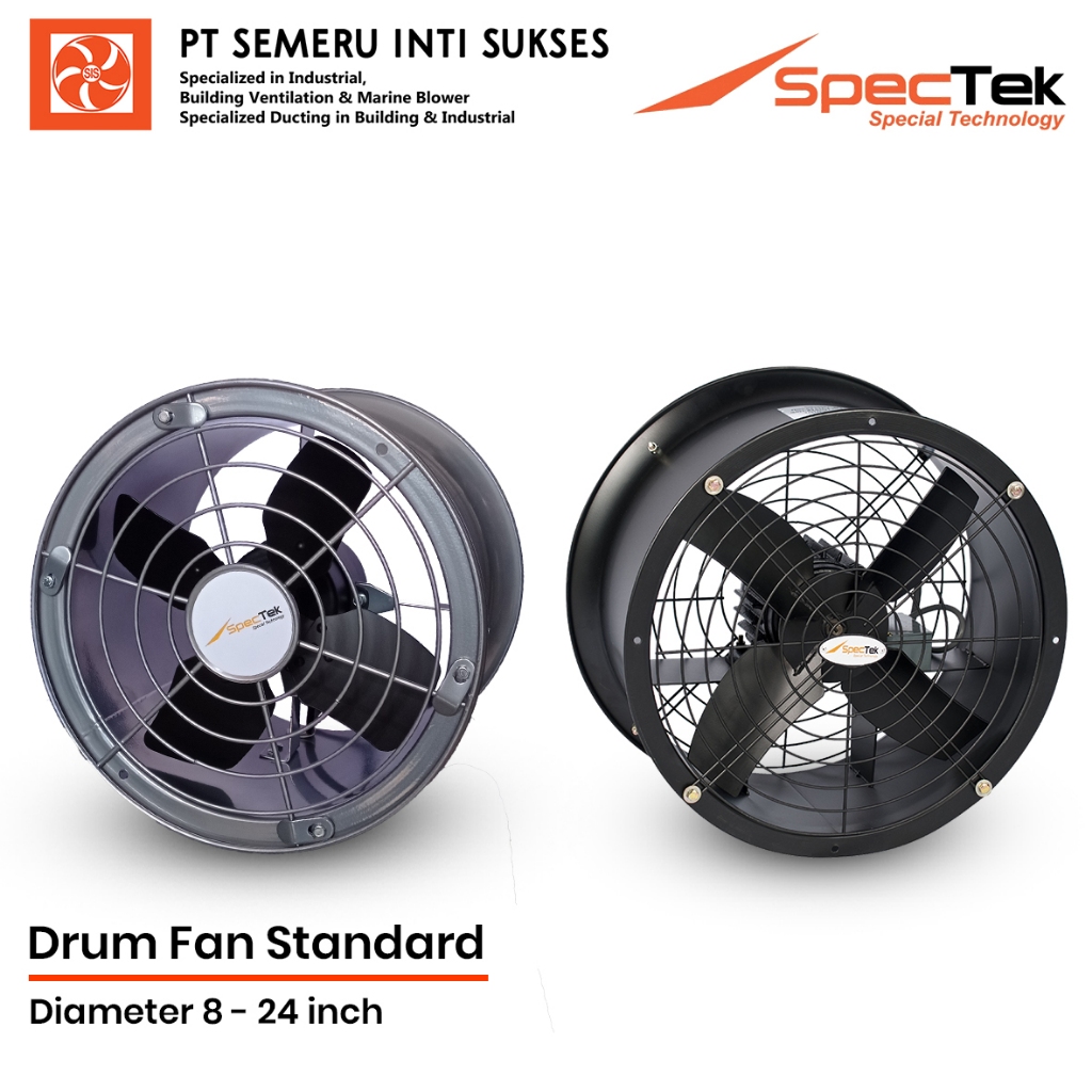 Jual Spectek Drum Fan Standard 12 inch - 300 mm | Shopee Indonesia