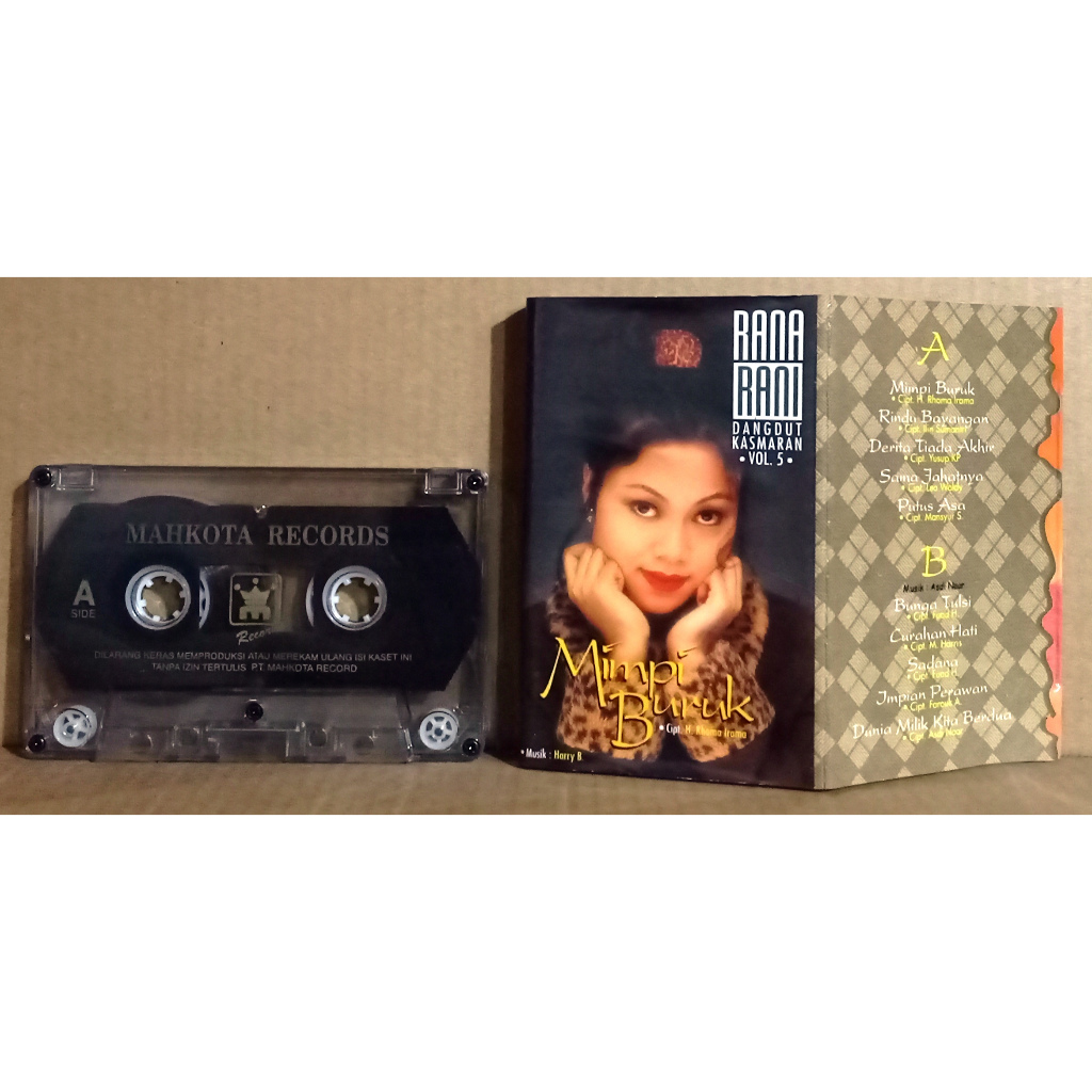 Jual RANA RANI - DANGDUT KASMARAN VOL 5 - Kaset | Shopee Indonesia