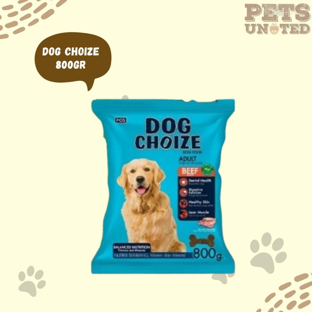 Jual DOG CHOIZE 800GR - Makanan Kering Pakan Anjing Premium Dog Food ...