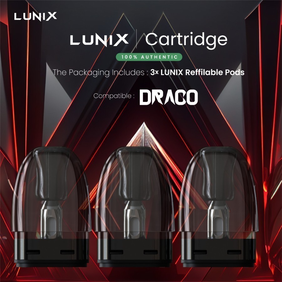 Jual Original Cartridge Lunix Draco Authentic Compatible With Oxva 0.6 ...