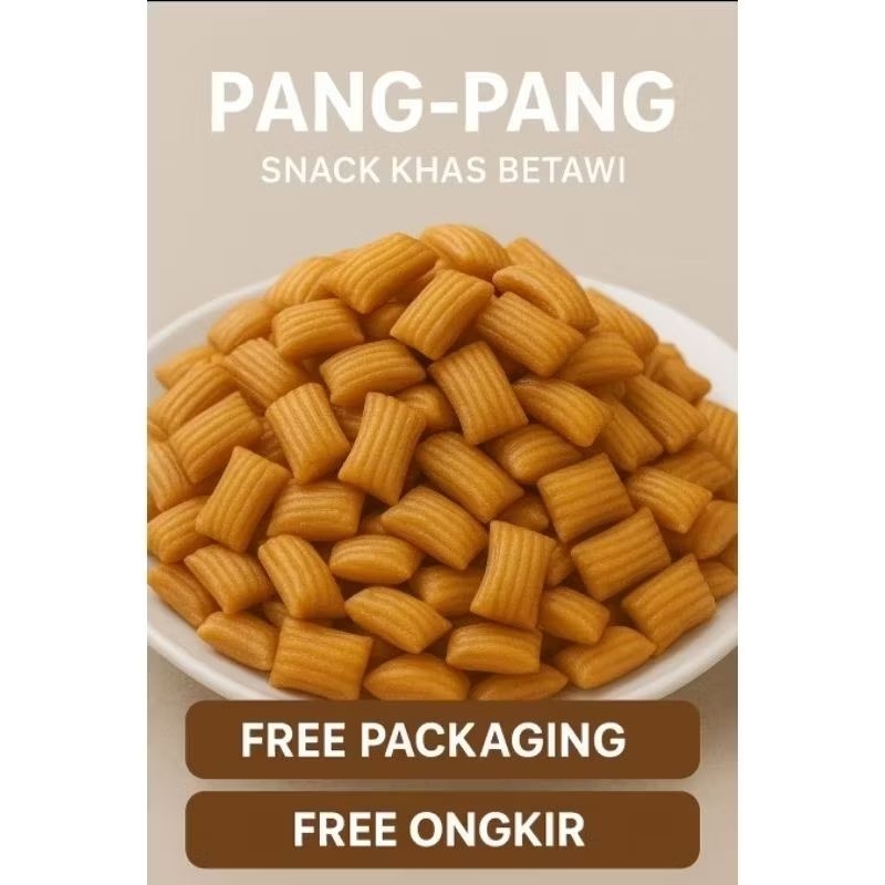 Jual Snack Pang-Pang Renyah Manis Cemilan Khas Betawi Halal – Kemasan ...