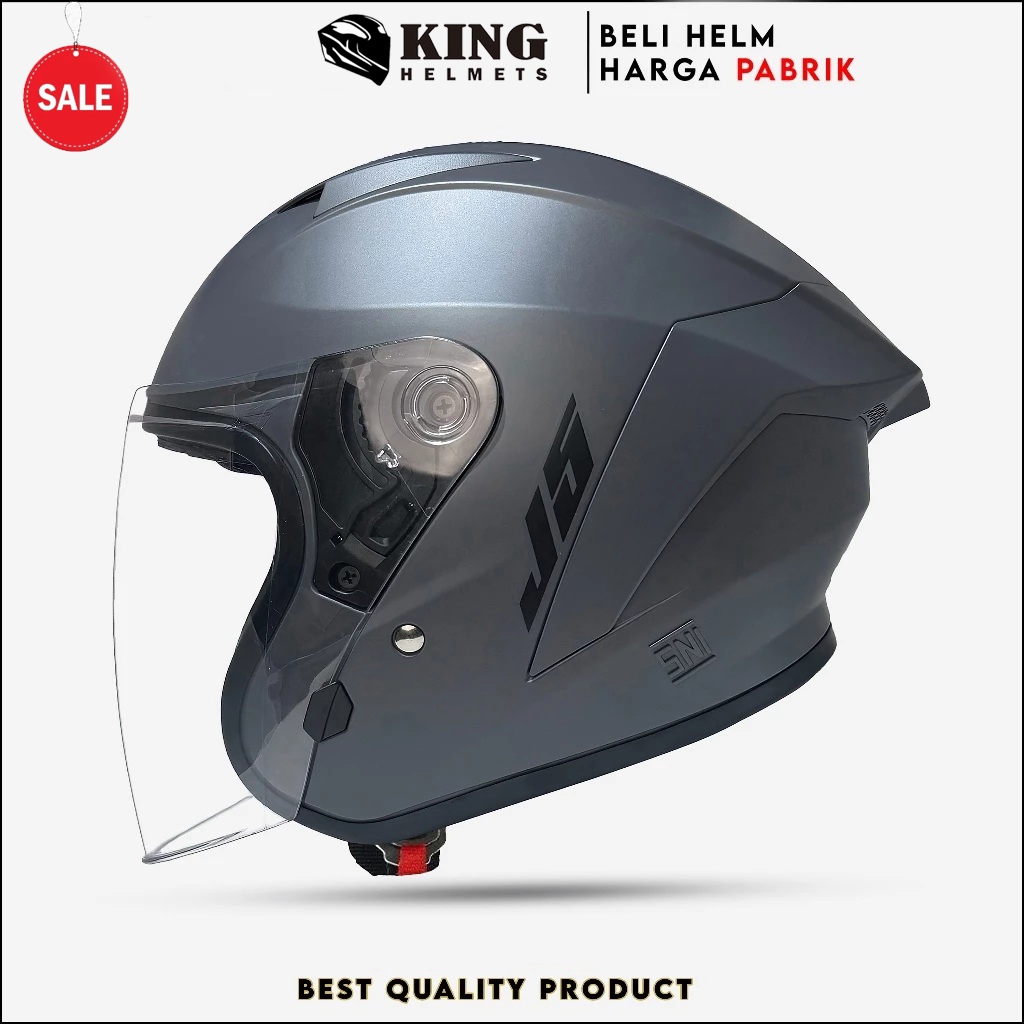 Jual King Helmet 279 - Helm J5 KYROS Gorilla Grey Model Yakuza Helm ...