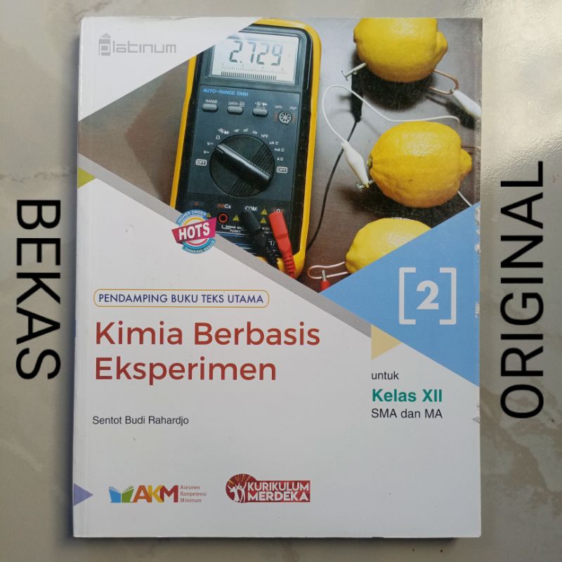 Jual Buku IPA Kimia Berbasis Eksperimen 2 Kelas 12 XII 3 III SMA MA Penerbit Platinum Tiga ...