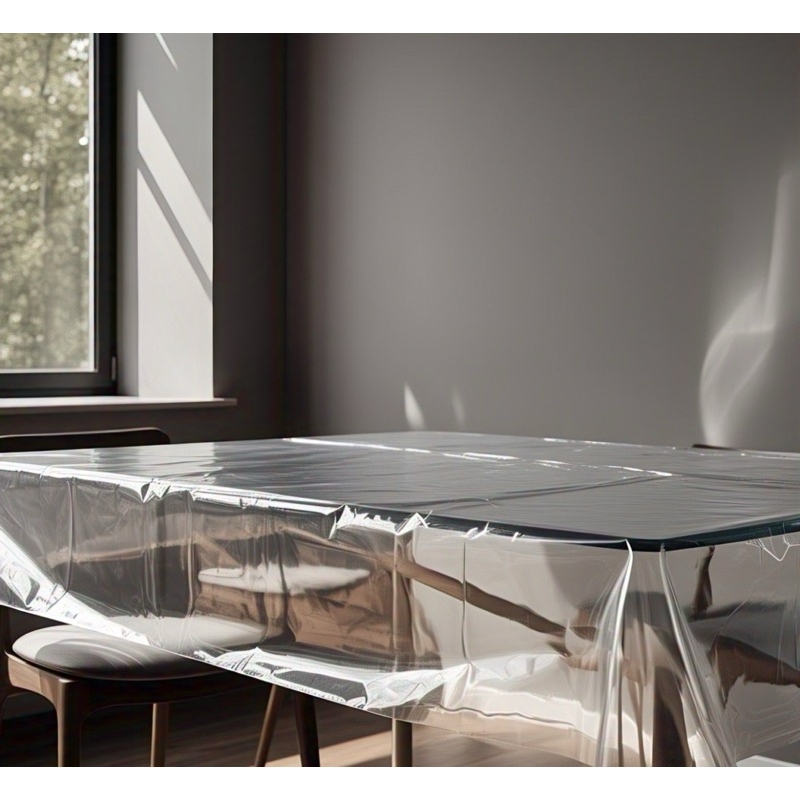 Jual Plastik Mika Meteran Ukuran 270x 137cm/Taplak Meja Bening ukuran 270 x 137 | Shopee Indonesia