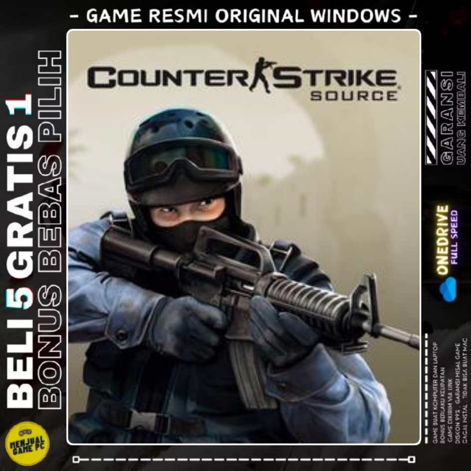 Jual COUNTER STRIKE SOURCE - GAME WINDOWS ORIGINAL - GAME PC - GAME ...