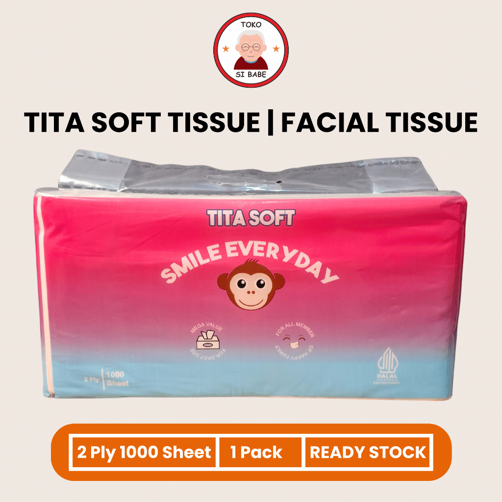 Jual TISSUE TITA SOFT 2 PLY 1000 SHEET | TITA SOFT 1000 SHEET | Facial ...