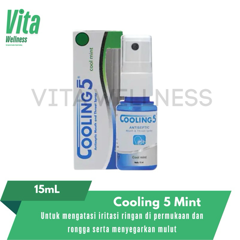 Jual Cooling 5 Mint 15mL Spray - Untuk Mengatasi Sakit Tenggorokan ...