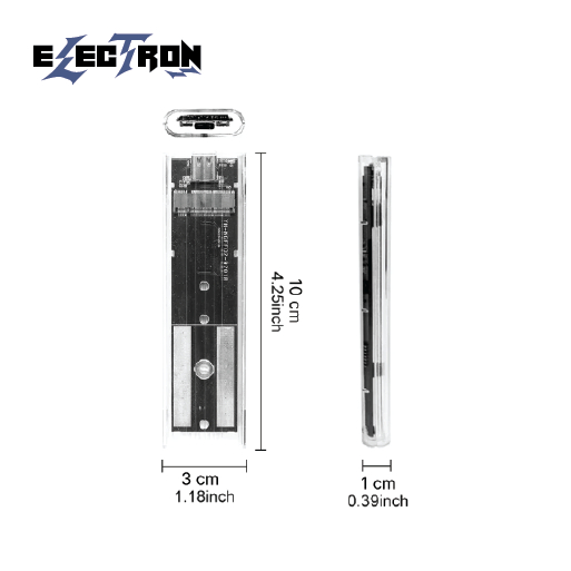 Jual Electron Enclosure SSD M.2 SATA NGFF USB 3.1 5GBPS | Shopee Indonesia